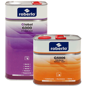 ROBERLO GLOBAL 6000 CLEARCOAT FAST KIT 2:1 (ROBERLO GLOBAL 6000 CLEARC